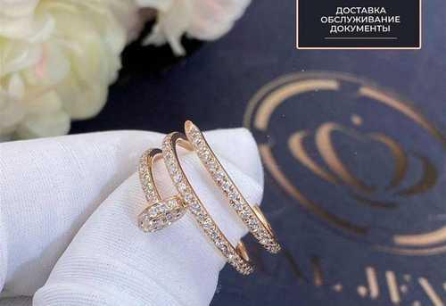 Кольцо Cartier Juste un Clou, бриллианты 0,5ct