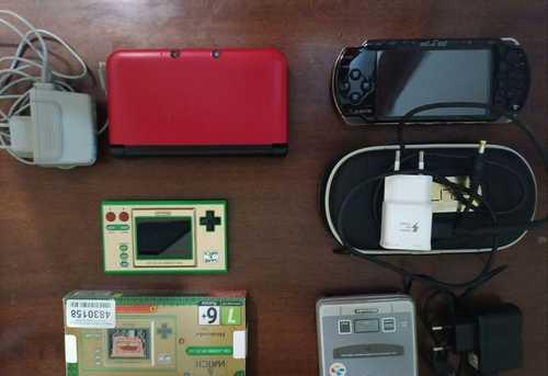 Sony PSP, Nintendo 3ds, Zelda, game boy advance sp