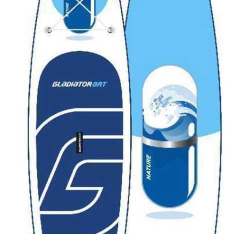 SUP Board gladiator ART 12.6 белый/голубой