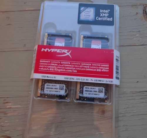 Sodimm Kingston hyperx impact 16GBx2