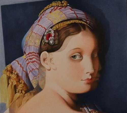 Итальянская картина Ingres. Фактурная штукатурка н
