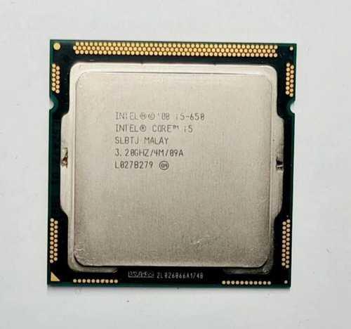 Процессор Intel i5-650