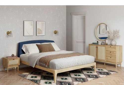 Кровать Одли 160 Velvet Blue