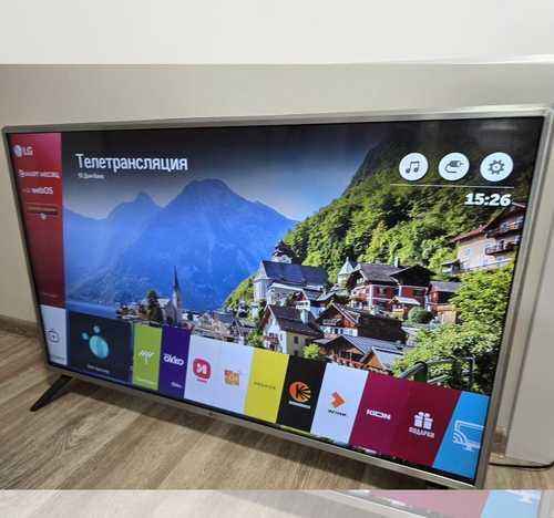 43"LG 43UJ651,Ultra HD, серебристый, смарт тв