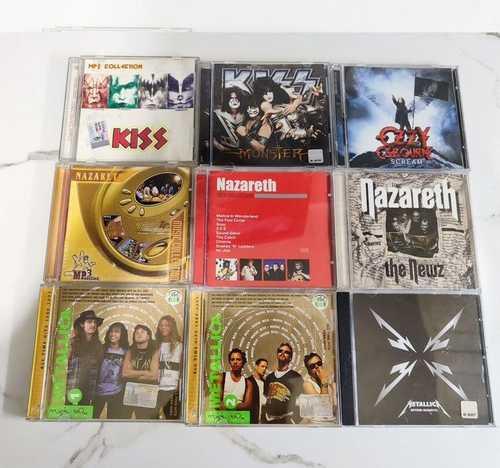 Диски Nazareth, Ozzy Osbourne, Kiss, Metallica