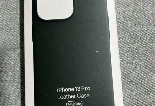 Чехол кожаный на iPhone 13 pro magsafe