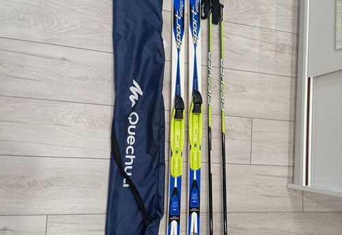 Комплект лыжи беговые Тиса Фишер с палками