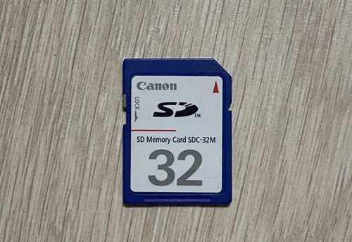 Карта памяти Canon 32MB