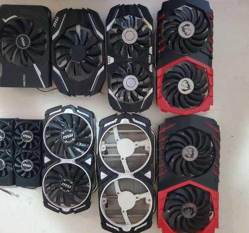 Охлаждение для видеокарт palit, msi, asus, evga