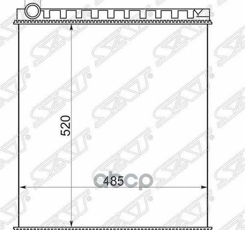 Радиатор Mazda Titan 89-00 IS00061 Sat