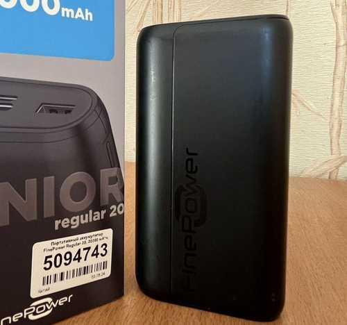 Powerbank FinePower Regular 20000 mAh