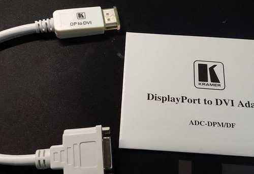 Переходной кабель DisplayPort вилка на DVI розетку