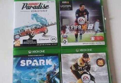 Fifa 16; NHL 15; Spark project; Paradise burnout