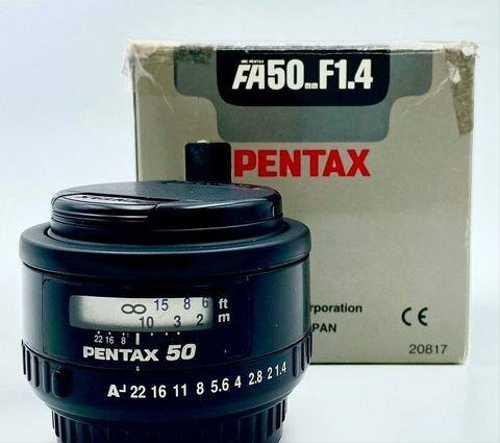 Объектив SMC Pentax FA 50 mm f/1.4