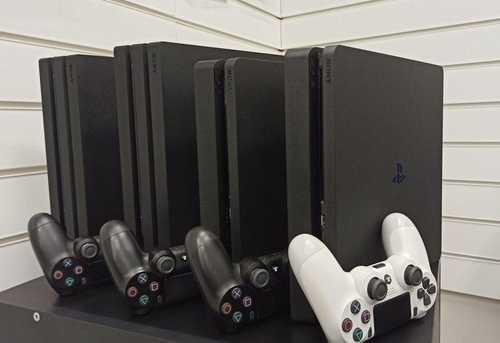 Игровые приставки PS4 Slim, PS4 Pro