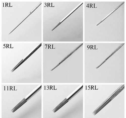 Иглы 1R, 3R. 5R- 100 шт