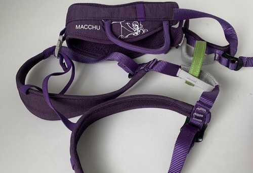 Страховочная система детская petzl macchu purple