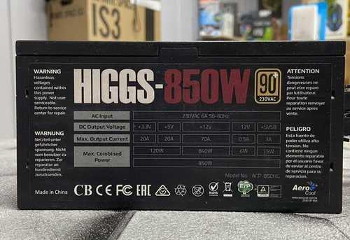 Блок питания Aerocool higgs 850W