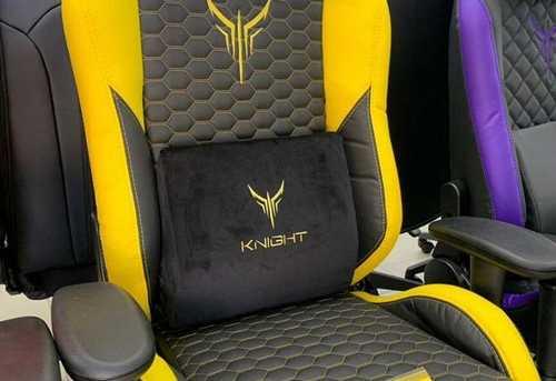 Кресло игровое Knight Neon черный/желтый