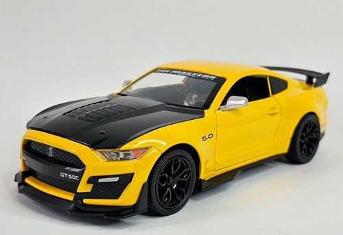 Игрушка машинка Ford Mustang жёлтый 1:24