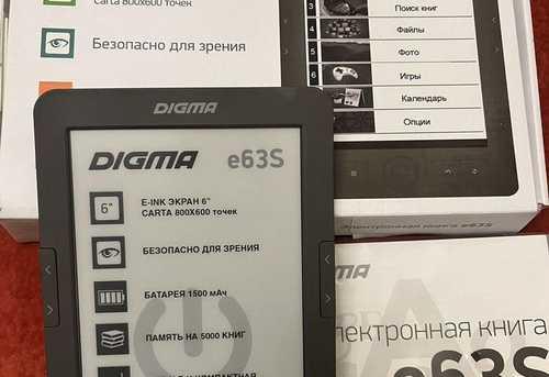 Электронная книга digma e63s