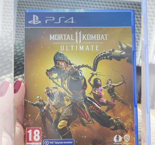 Диск Mortal kombat 11 ultimate ps4