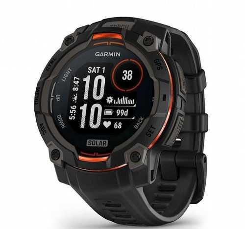Garmin Instinct 3 – 45 mm Solar Black with Black B