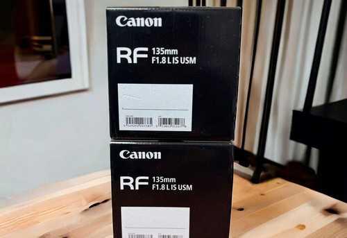 Canon RF 135mm F1.8 L IS USM новый