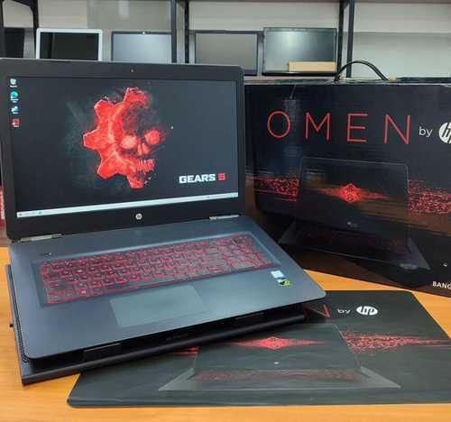 Игровой HP Omen 17,3" с подсветкой клавиатуры