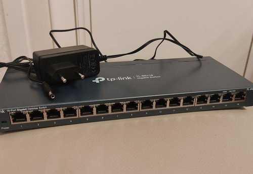 Коммутатор tp-link TL-SG116 Gigabit Switch