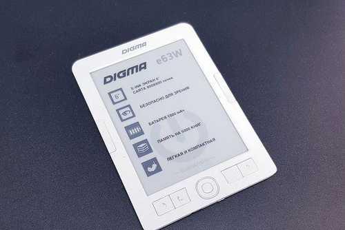 6" Электронная книга Digma e63W