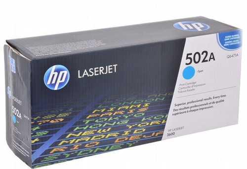 HP Q6471A (502A) картридж голубой (4000 стр.)