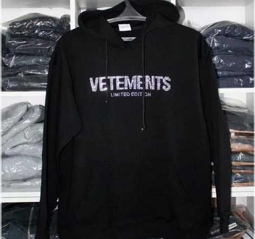 Худи Vetements со стразами vhq (Арт.35731)