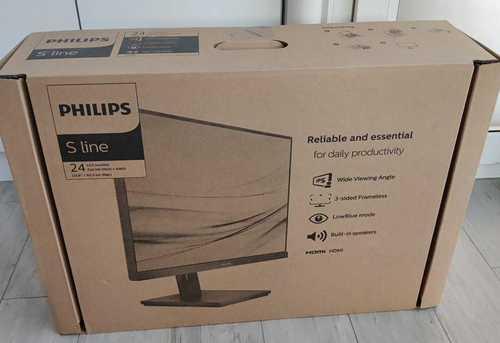 Монитор Philips 24" 242S1AE новый поворотный