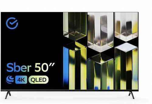 Qled Смарт тв Sber SDX-50UQ5230T, 50" 4K