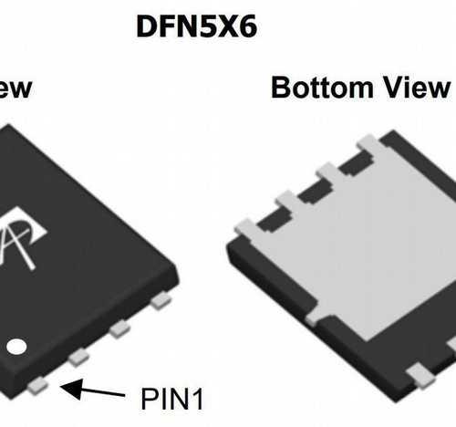 Микросхема aons36348 N-Channel MOSFET 30V 50A DFN