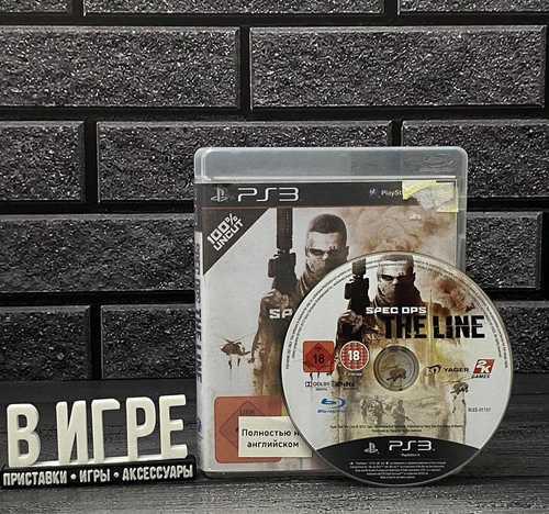 Диск Spec Ops: The Line (PS3)