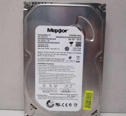 Жесткий диск 500Gb Maxtor STM3500418AS