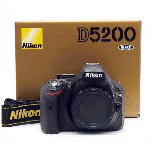 Nikon D5200 body в упаковке (пробег 17800 кадров)