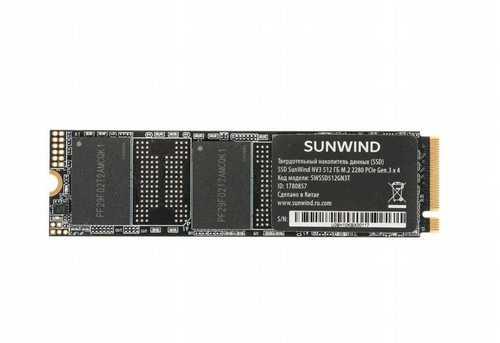 Новый. SSD Sunwind NV3 M.2 2280 512 гб