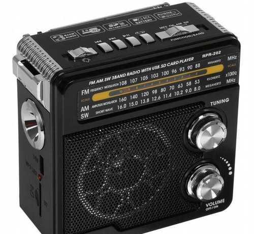 Радиоприёмник Ritmix RPR-202 Black