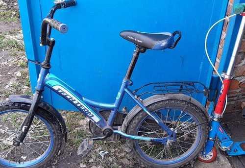 Продам детский велосипед и самокат для мальчика