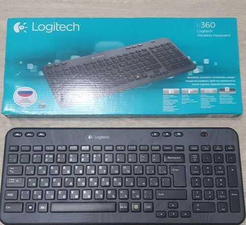 Клавиатура logitech K360 беспроводная