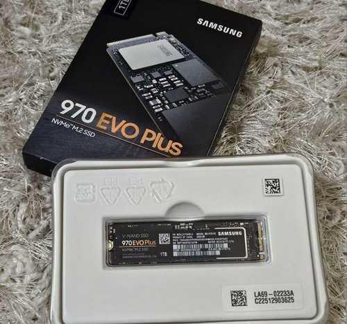 SSD M.2 Samsung 970 EVO Plus 1TB (Наработка 52ч)