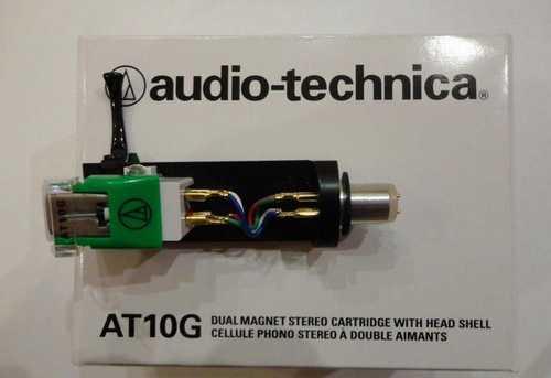 Шелл Audio-Technica + картридж AT-10G