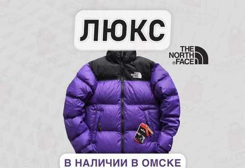 Пуховик куртка the north face 700 фиолетовый