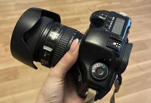 Зеркальный фотоаппарат canon 5D с объективом