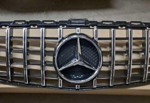 Решетка радиатора Mercedes w205 GT хром