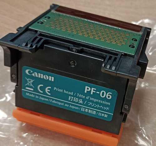 Печатающая головка canon PF-06. Старая