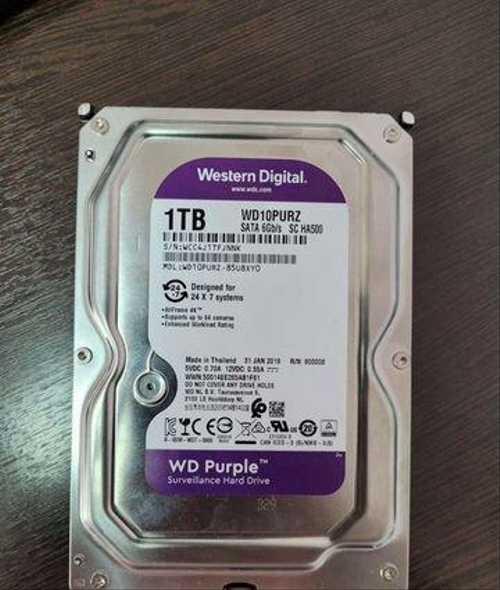 Жесткий диск WD purple 1tb